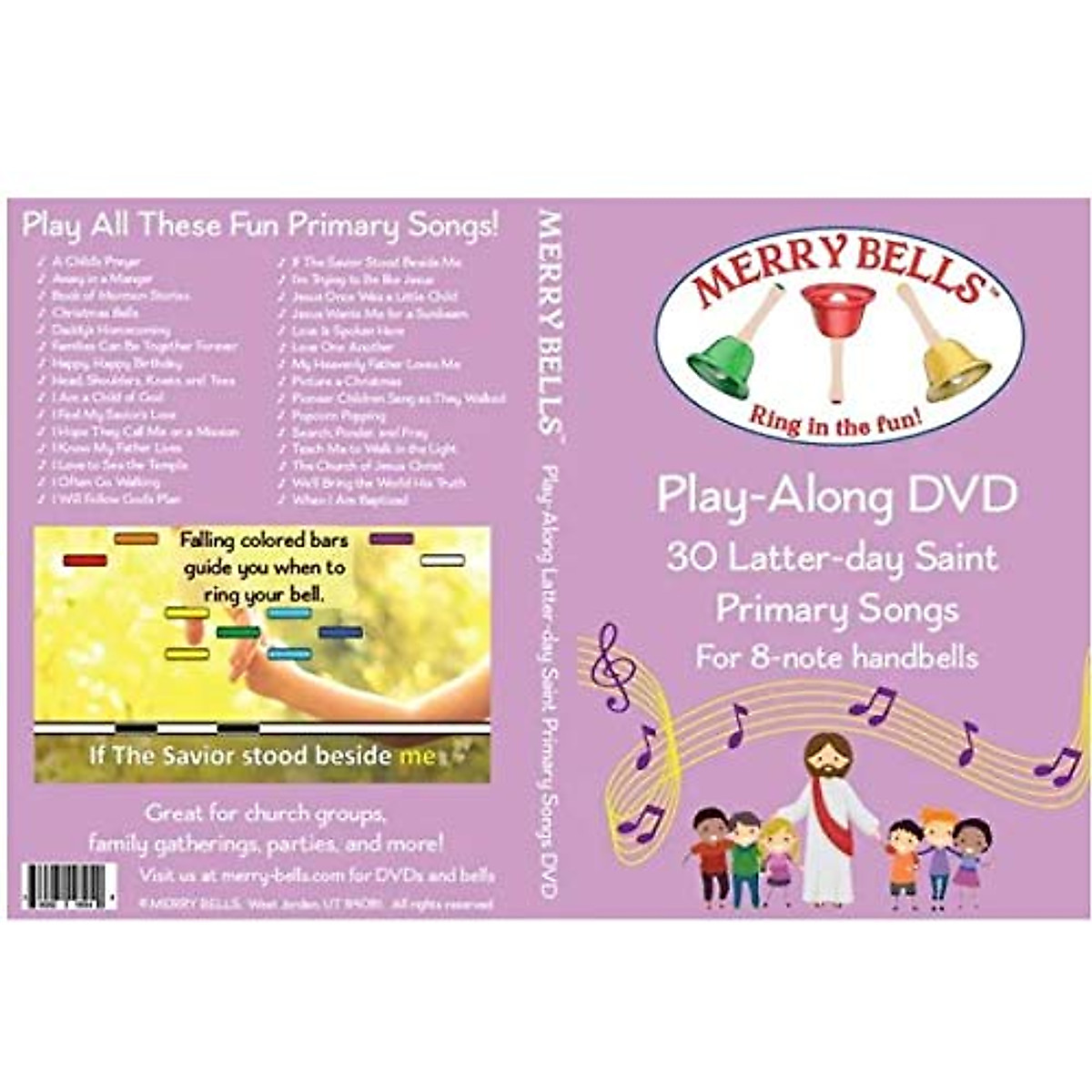 Merry Bells Latter-day Saint Primary Songs #1 Play-Along DVD for Handbells