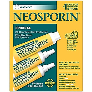 Neosporin Original Ointment First Aid Antibiotic Treatment 3 Pack Value Pack … (Value Pack)