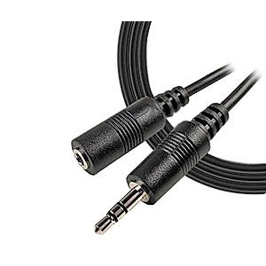 iMBAPrice® 12 Feet Professional Quality Nickel Plated 3.5 mm Male/Female Stereo Audio Extension Cable