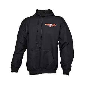 Diesel Life - Men's Injector Skull Hoodie - Black/Red/Yellow - Small