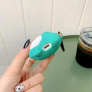 TYOROY Cute Dinosaur Case for Airpod Case/Airpod 2 Case,3D Cute Cartoon Soft Case,Kids Teens Boys Girls Women Lovely Dinosaur with Keychain for Airpod 1&2 Case (Dinosaur)