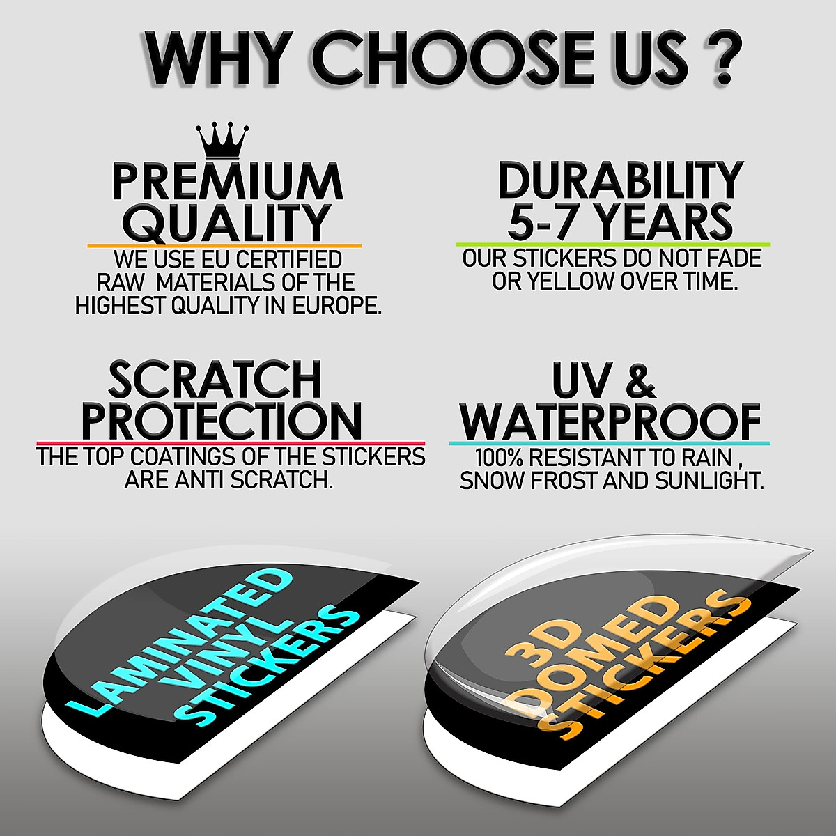 Biomar Labs 2 x 3D Domed Silicone Stickers Decals Car Motorcycle National Italy Italian Flag F 148