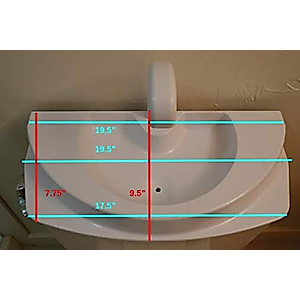 Sink Again (for tanks 15" - 17.5" in front but 17.5" - 19.5" across the back measured with lid off)