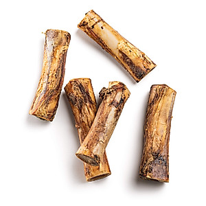 Jack&Pup Dog Bones for Aggressive Chewers Premium Grade Roasted Marrow Bones for Dogs – 6 inch Dog Bones for Large Dog - All Natural Gourmet Treat Chews – Long Lasting Chew (6 Pack)