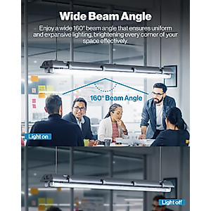 Sunco 30 Pack T8 LED Tubes 4FT Fluorescent Replacement, 48 Inch, 18W, 2200LM, 5000K Daylight, Single Ended Power, Type B, Ballast Bypass, Frosted Lens UL