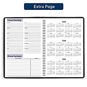AT-A-GLANCE 2024 Monthly Planner, 8" x 12", Large, DayMinder, Black (G4700024)