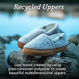 Acorn Women's House Slippers, Recycled-Natural, 8-9