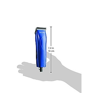 Andis EasyClip Pro-Animal 7-Piece Detachable Blade Clipper Kit, Animal/Dog Grooming, Blue, MBG-2 (21485)