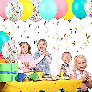 BEISHIDA 500 Yards Happy Birthday Printed Crimped Curling Ribbon Balloon String Roll Gift Wrapping Ribbon for Party Festival Art Craft Decor Florist Flowers Decoration Supplies