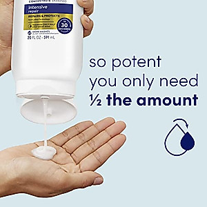 Dove Ultra Intensive Repair Concentrate Shampoo And Conditioner For Damaged Hair Repairs And Protects In 30 Seconds, 2X More Washes, Combo Pack, 20 fl oz (Pack of 2)