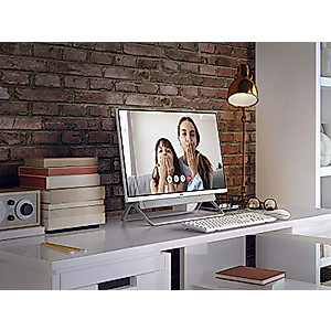 Dell Inspiron 7700 AIO Desktop, 27-inch FHD Infinity Touchscreen All in One - Intel Core i7-1165G7, 12GB 2666MHz DDR4 RAM, 1TB HDD + 256GB SSD, Iris XE Graphics, Windows 10 Home- Silver