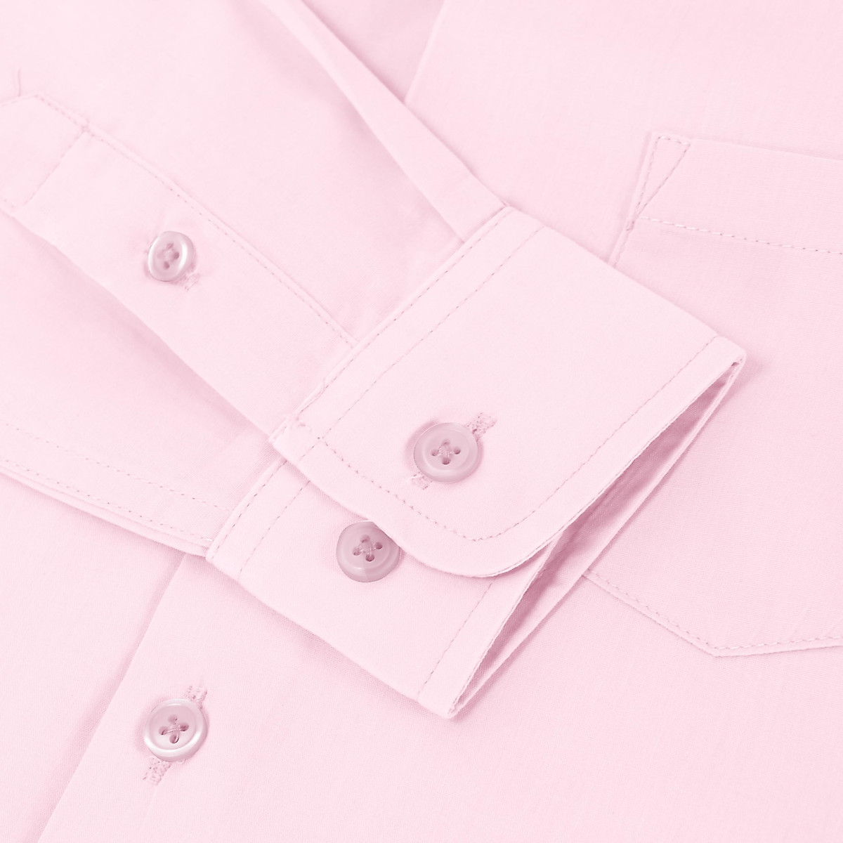 Spring Notion Baby Boys' Long Sleeve Dress Shirt 18M Marshmallow Pink