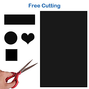 11.8x8.2 inches Light Dimming Stickers Adhesive Film Light Blocking Cover Filter for Electronics, Alarm Clock, Monitor, LED Light, LCD Panels, 4 Pieces