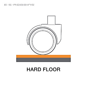 ES Robbins Everlife 60" x 72" Multitask Series Hard Floor Rectangle Chairmat, Clear