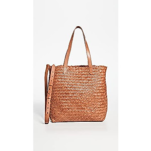 Madewell The Medium Transport Tote: Woven Leather Edition Burnished Caramel One Size