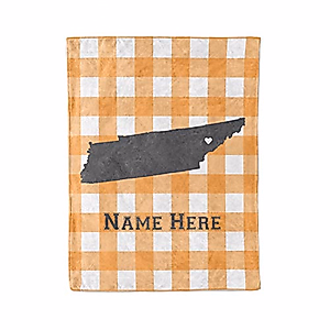 State Pride Series Tennessee - Personalized Custom Fleece Blankets with Your Family Name - Knoxville Edition