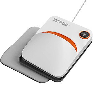 VEVOR Heat Press Machine,10x12inches Portable Shirt Printing Multifunctional Sublimation Transfer Heat Press Machine Teflon Coated, Easy Iron-on Press for T-Shirts/Pillows/Bags/HTV Vinyl Projects