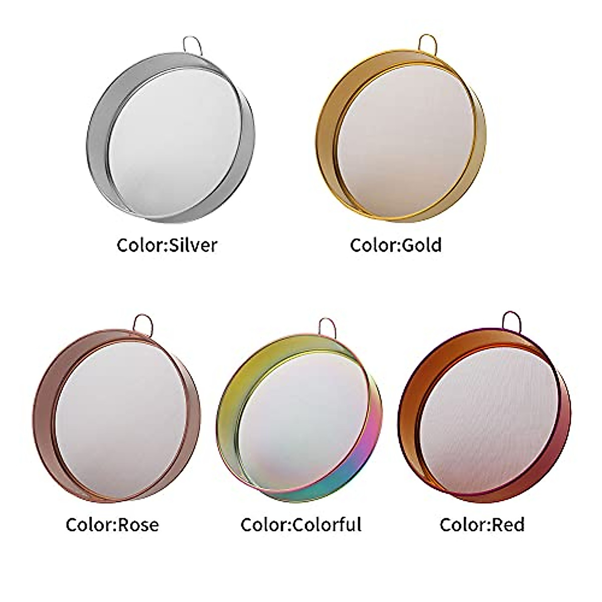 Flour Sifter,7.99 Inch Stainless Steel Sieve Fine Mesh Strainer With 80 Mesh,Durable Professional Kitchen Home Tool