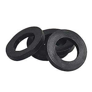 DANCO Leak-Preventing Showerhead Gasket, Black, 3/8-Inch x 3/4-Inch, 3-Pack (80925)
