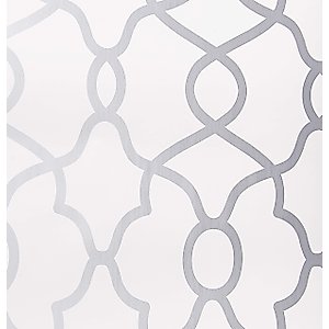 NuWallpaper NU2877 SSilver Clearly Cool Peel & Stick Wallpaper, Metallic