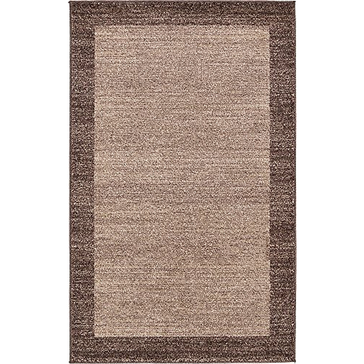 Unique Loom Del Mar Collection Area Rug - Abigail (3' 3" x 5' 3" Rectangle, Light Brown/ Beige)