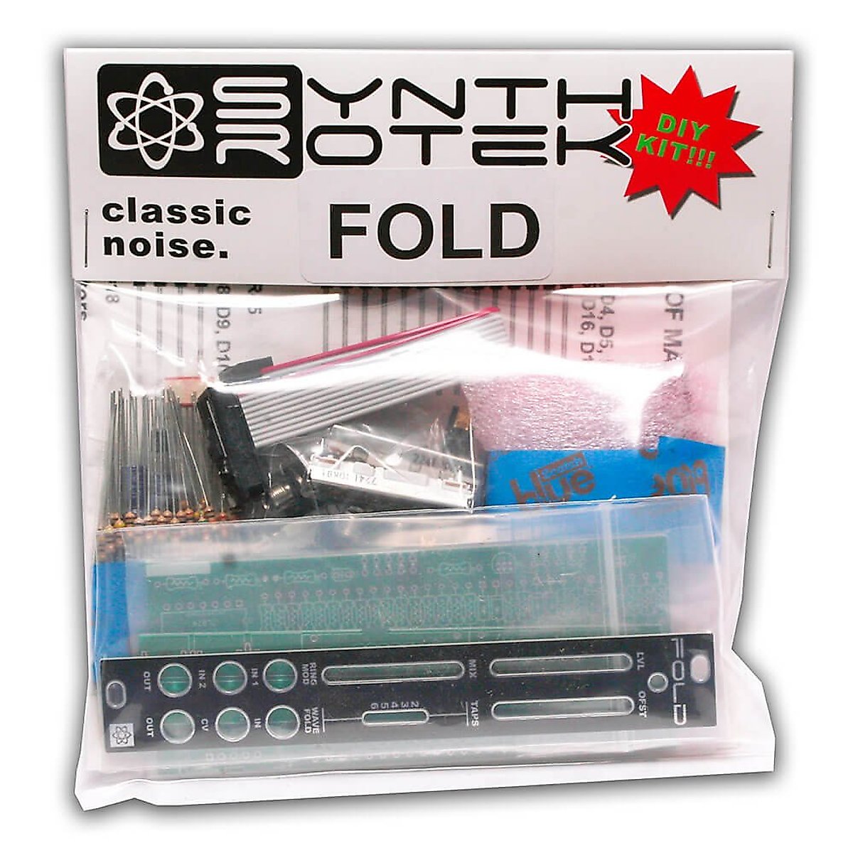 Synthrotek FOLD DIY Kit - Wavefolder/Ring Mod Eurorack Module