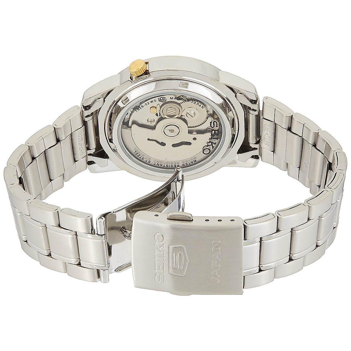 Seiko Series 5 Automatic Gold Dial Men's Watch SNKK13J1