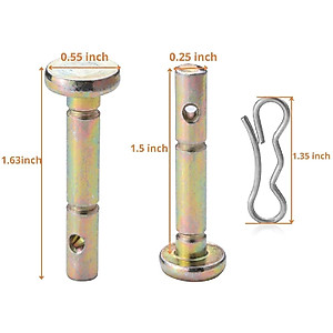 Aupll Replace Shear Pins&Cotters 15Pk MTD Craftsman SnowBlowers 738-04124A 714-04040