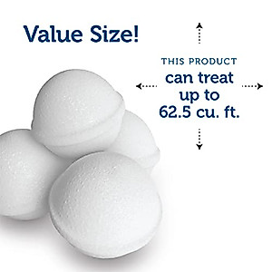 Enoz para Moth Balls with No Clinging Odor: Kills Clothes Moths, Carpet Beetles, Eggs, and Larvae, Use for Storage, 20 oz Bag