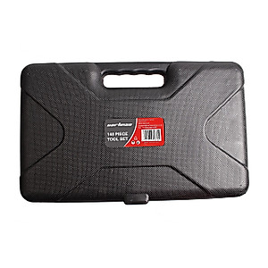 CARTMAN 148Piece Tool Set General Household Hand Tool Kit with Plastic Toolbox Storage Case Socket and Socket Wrench Sets