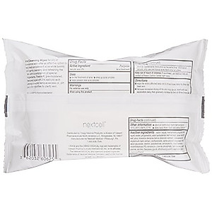 SUZANOBAGIMD On the Go Cleansing Wipes for Oily or Acne Prone Skin, 25 count