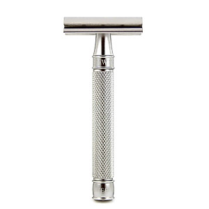 Edwin Jagger 3ONE6 Stainless Steel Knurled DE Safety Razor