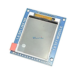 Midzoo Mini 1.8 Inch 128x160 Serial SPI TFT LCD Module Display with PCB Adapter IC Dot Matrix 3.3V 5V IO Inerface Cmmpatible 1602 5110
