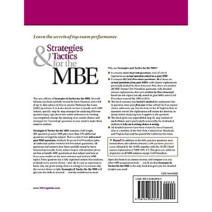 Strategies & Tactics for the MBE (Bar Review)