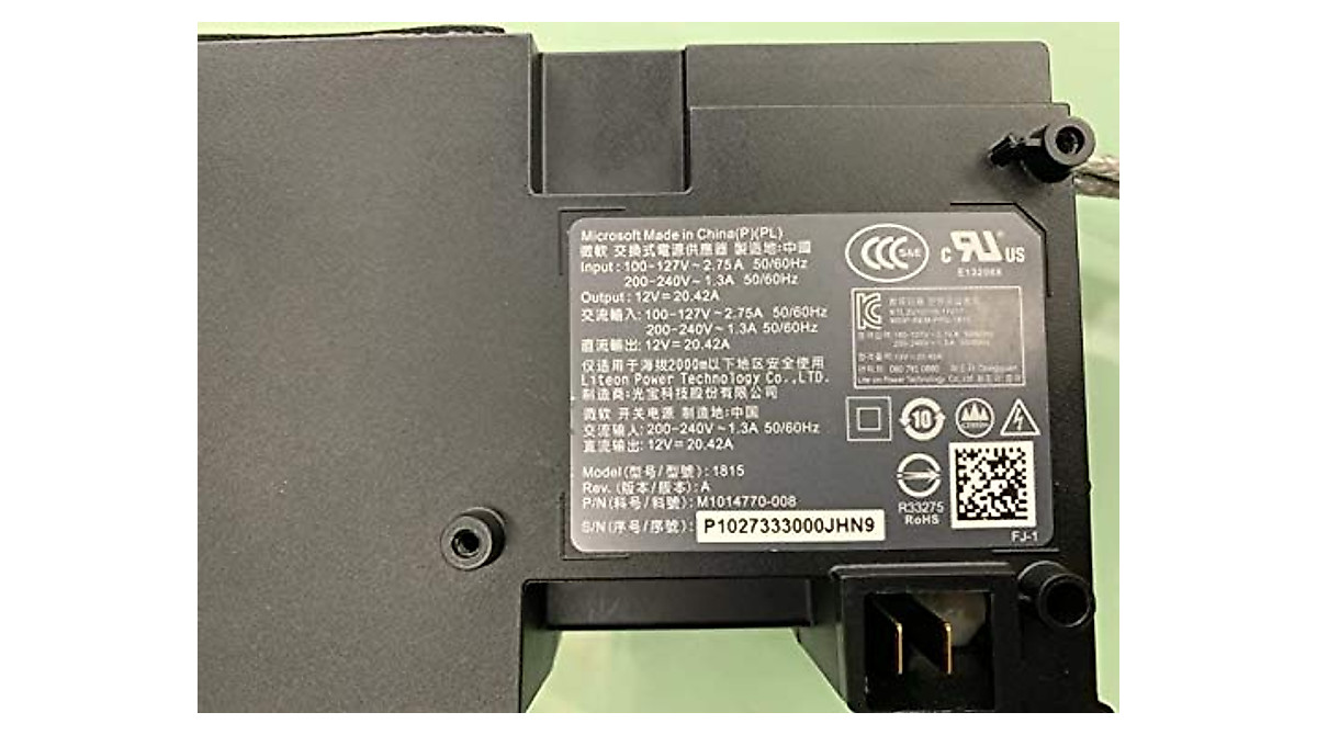 Microsoft Xbox One X Power Supply Replacement – Quiet & Global Use