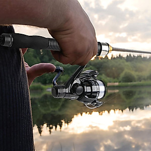 Telescopic Fishing Rod Reel Full Kit Fishing Line Lures for Beginner All-in-One 1.7M/5.58FT Light-Weight Fishing Rod+Spinning Reel+Line+Lures Set+Carry Bag for Kids Youth Outdoor Travel Bass Trout