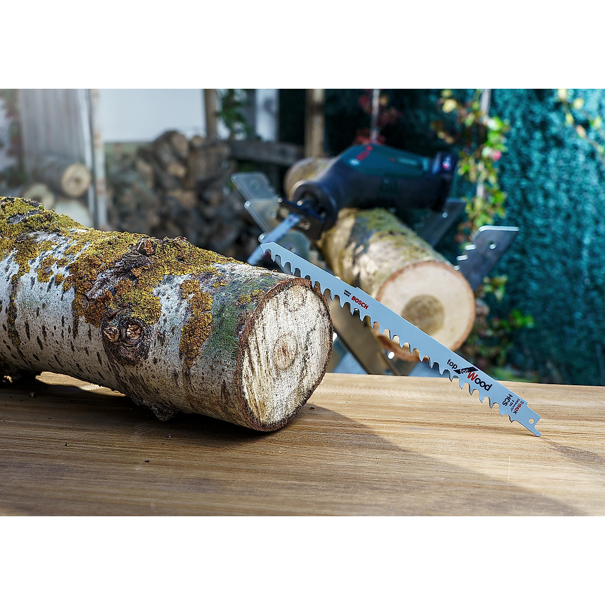 Bosch DIY Säbelsägeblatt Top for Wood zum Sägen in Holz (2 Stück, S 1542 K)