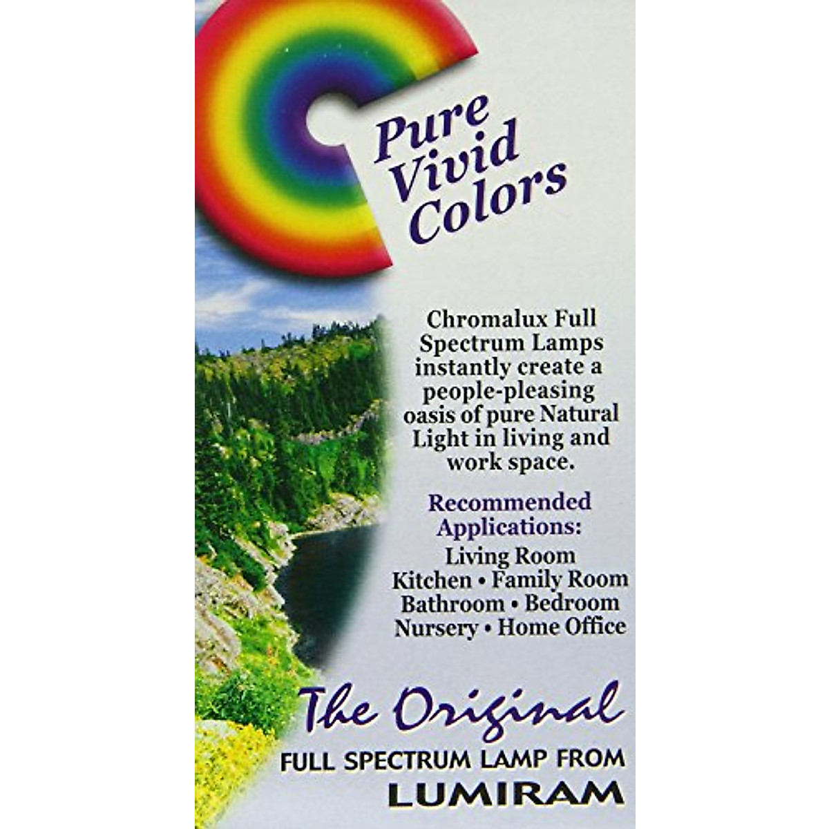 Chromalux Standard Clear 3 Way Light Bulb