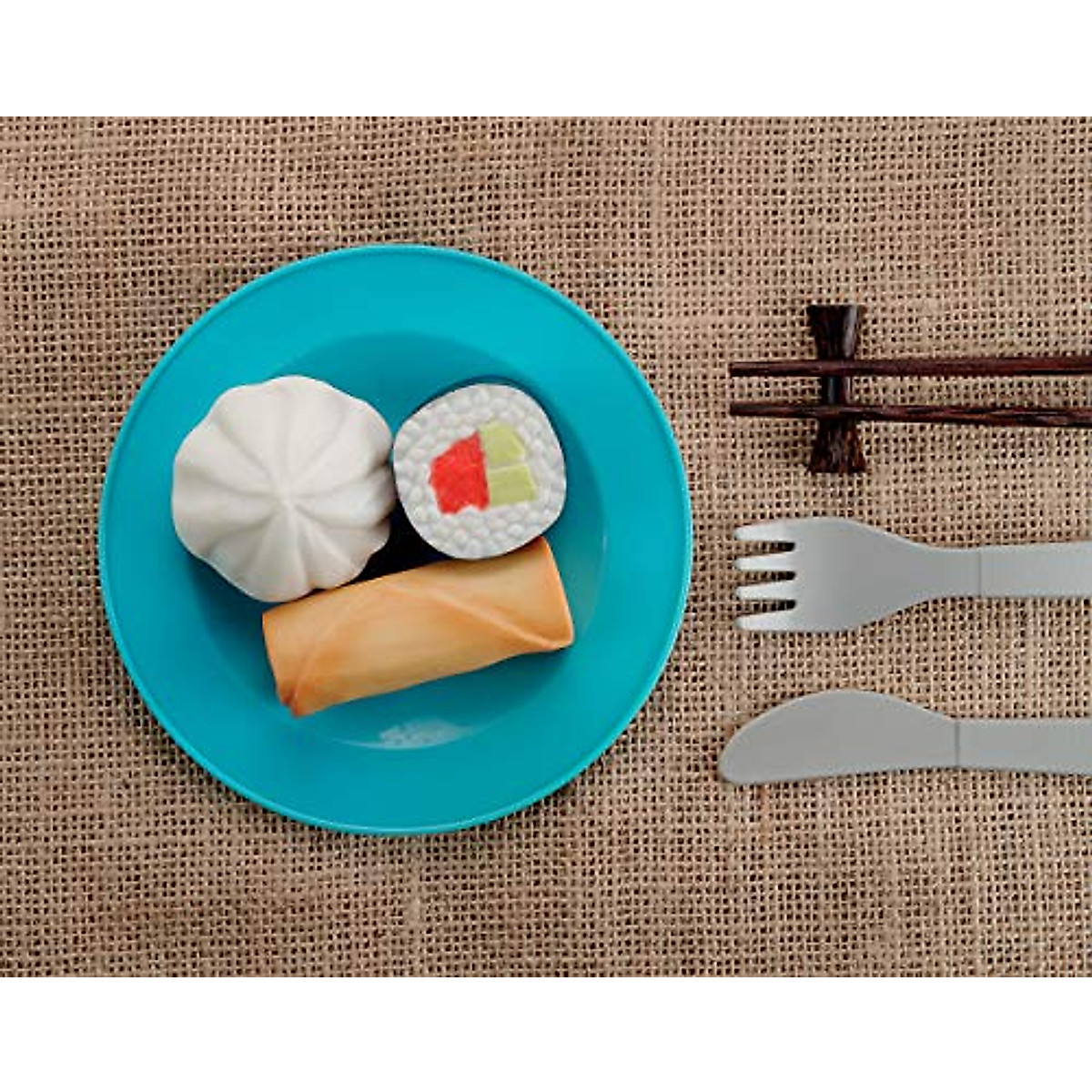 Yellow Door Sensory Play Stones, Foods of The World, Set of 8