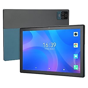 10.1 Inch Tablet, Tablet PC 5G WiFi US Plug 100-240V Support 4G LTE for Kids Watching for Android 12.0 (Blue)