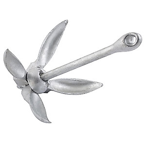 Shoreline Marine Galvanized Folding Anchor