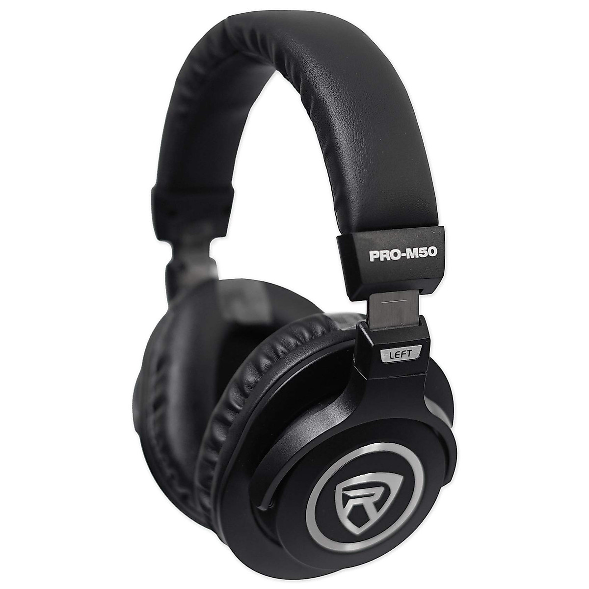 Rockville G-AMP 40 Guitar Combo Amplifier Amp Bluetooth/Mic in/USB/Footswitch Bundle with Rockville PRO-M50 Studio Headphones w/Detachable Coil Cable, Case with Extra Ear Pad