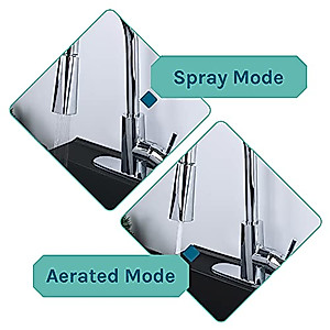 Laundry Sink Utility Tub With High Arc Metal Pull Down Faucet By JS Jackson Supplies Parent (Chrome Faucet, Black Tub)