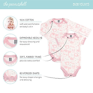 The Peanutshell Newborn Essentials Layette Gift Set for Baby Girls, 23 Piece, Fits Newborns to 3 Month