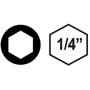 VEGA 3/16" HEX Allen Wrench Impact Driver Bits. Impactech Professional Grade 3/16" HEX 2” Impact Power Bits Perfect for Ikea Type Furniture P150H1264A-5 (Pack of 5)
