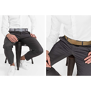 Ginwee 8 Pack Nylon Military Tactical Plastic Buckle Belt Webbing Canvas Outdoor Web Belt