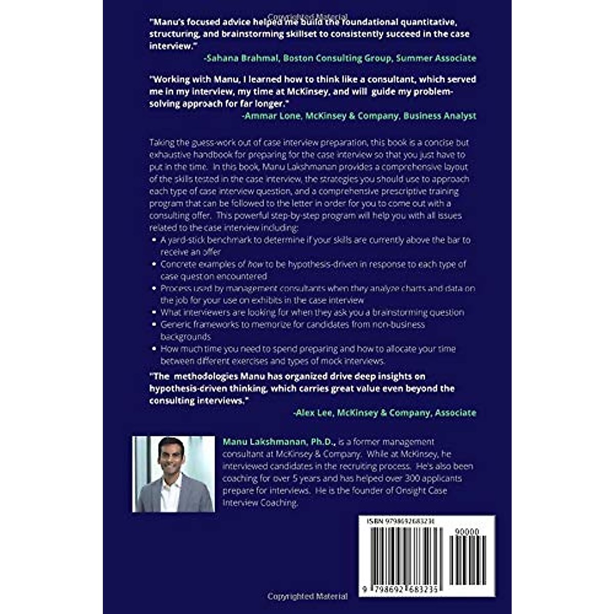The Elements of the Case Interview: A training program to develop problem-solving skill and habits of communication that are above the bar