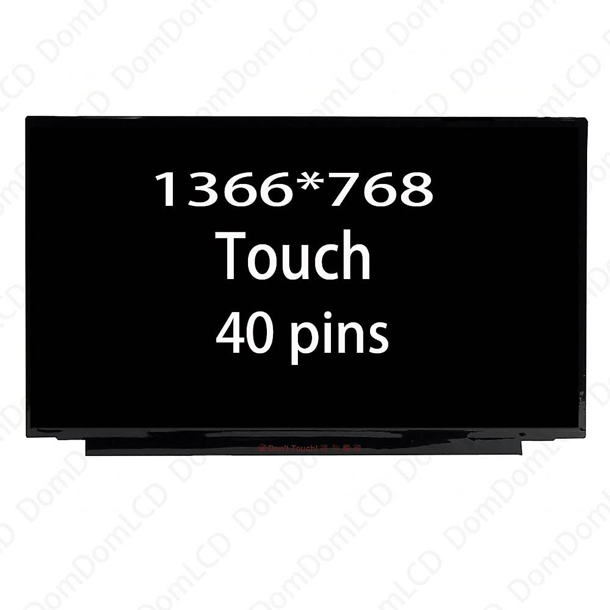 15.6" HD LCD Screen On-Cell Touch Display Assembly Replacement 40 Pins for HP 15-DY2074NR 15-DY4005CY
