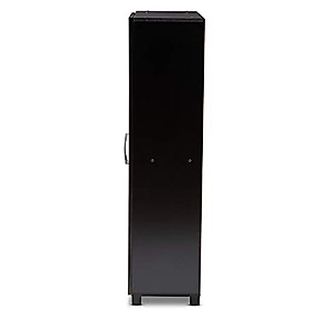 Baxton Studio Shoe Cabinets, One Size, Wenge
