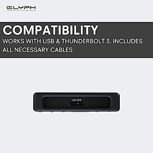 Glyph SecureDrive+ 2TB Professional Encrypted Rugged Mobile SSD with Bluetooth